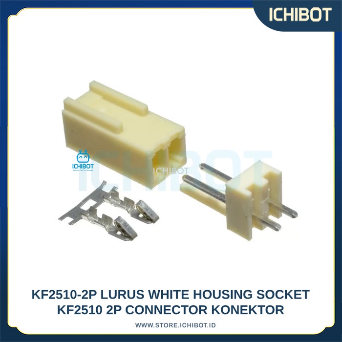 Jual KF2510-2P Lurus White Housing Socket KF2510 2P Connector Konektor | Shopee Indonesia