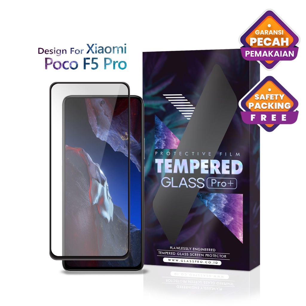 Jual Premium Tempered Glass Xiaomi Poco All Series Poco F2 Pro / F3 / F4 / F4 GT / F5 / F5 Pro ...