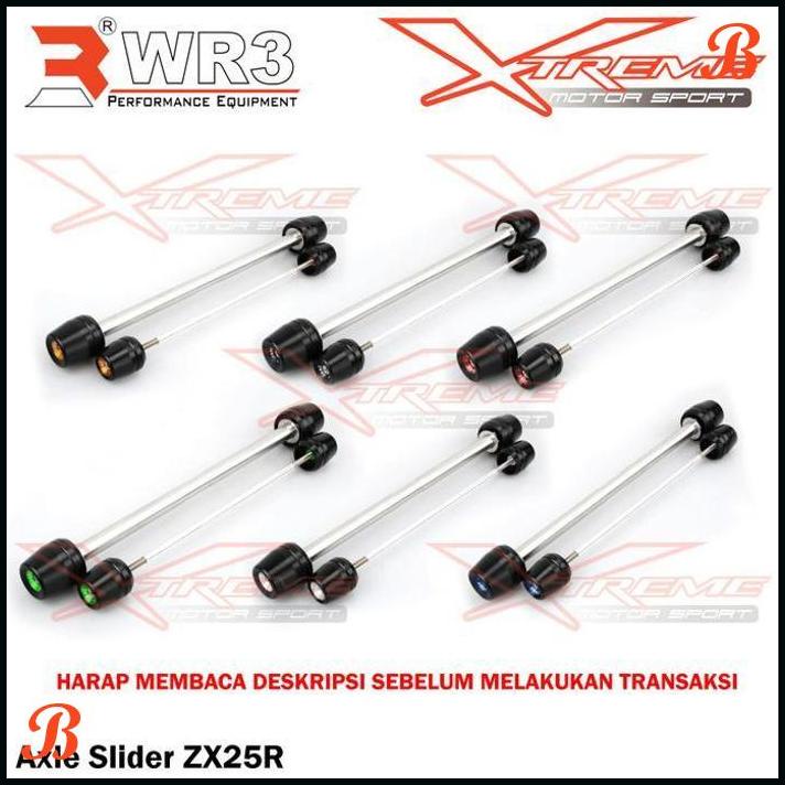 Jual | KS | AXLE SLIDER AS RODA WR3 DEPAN BELAKANG KAWASAKI ZX25R 4 ...