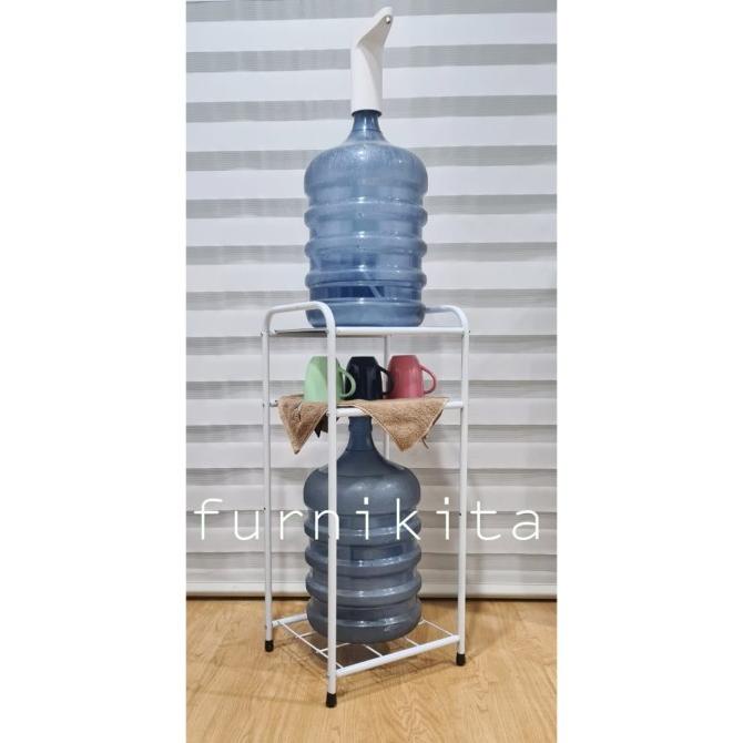 Jual RAK GALON / RAK DISPENSER SUSUN 3 MINIMALIS | Shopee Indonesia