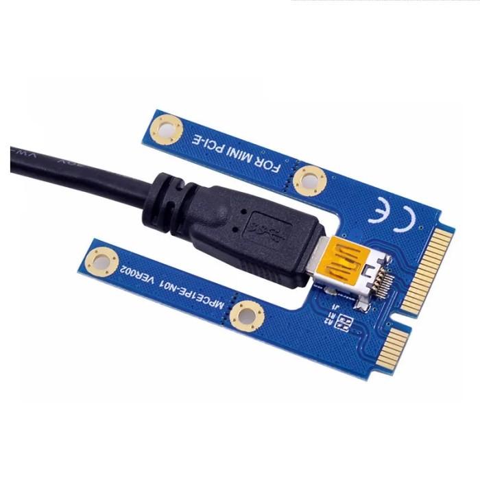 Jual LAPTOP MINING RISER GPU VGA MINI PCIE PCI EXPRESS ADAPTER RAISER ...