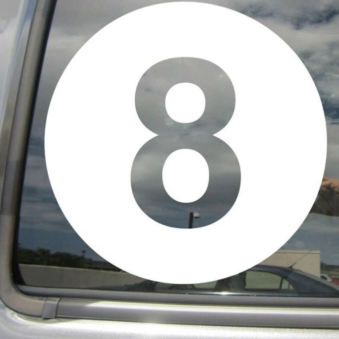 Jual 8 Ball - Eight Billiards Pool Car Auto Window Laptop Decal ...