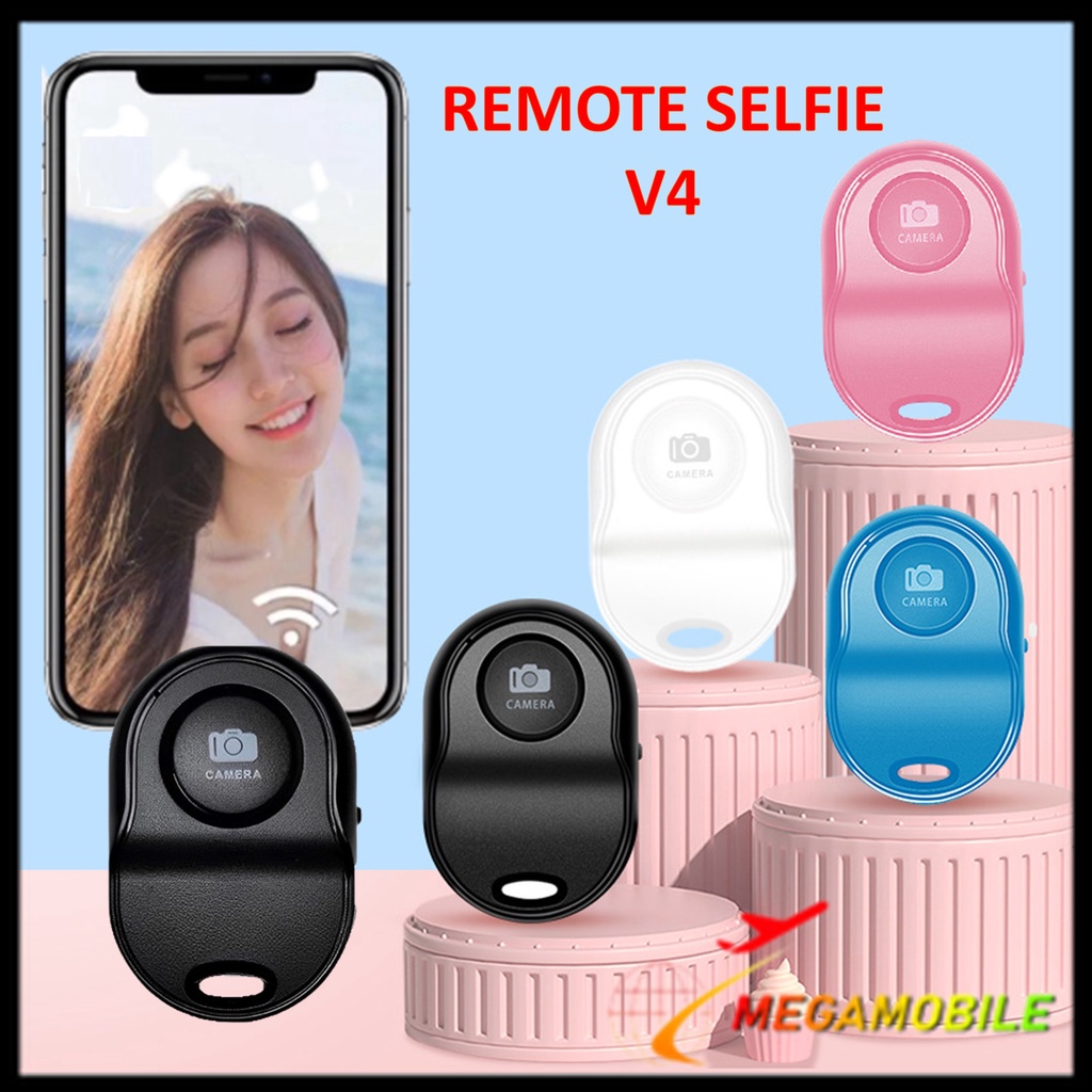 Jual MM - Remote Bluetooth Selfie V4 Remot Shutter Wireless Pengendali ...