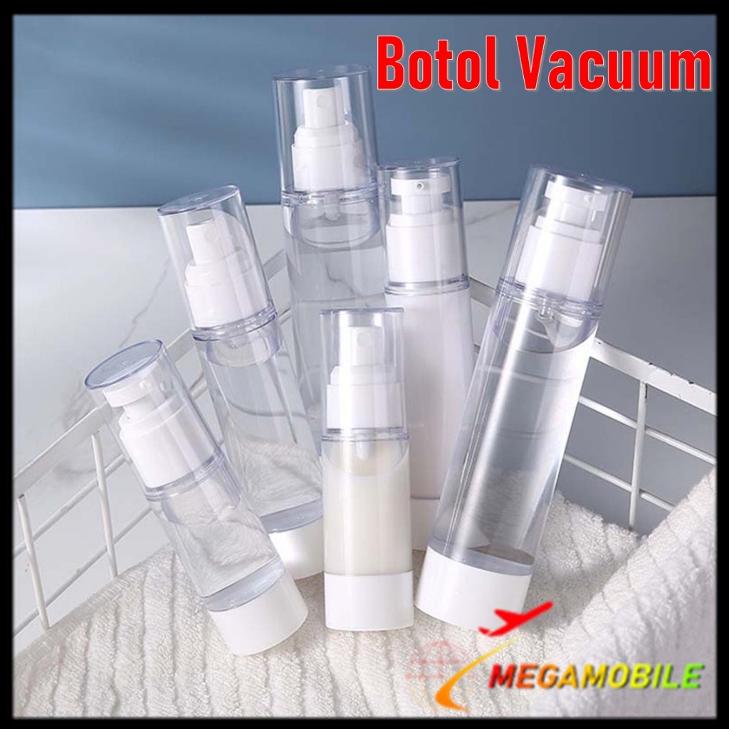 Jual MM - Botol Refill Vacuum 50Ml Bottle Pump Lotion Airless 80Ml ...