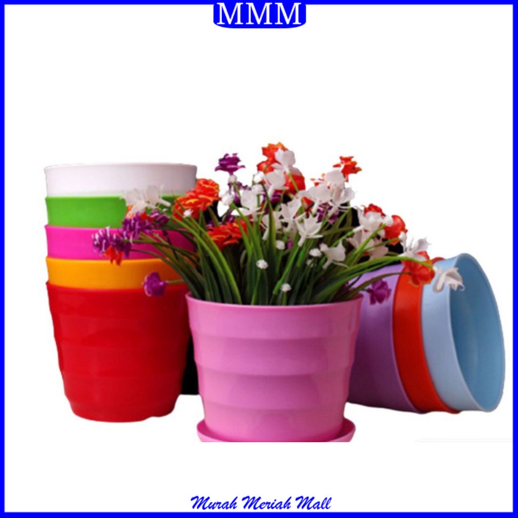 Jual MMM Pot Bunga Bulat Madu Tawon Kecil 14cm Pot Tempat Tanaman Kecil ...