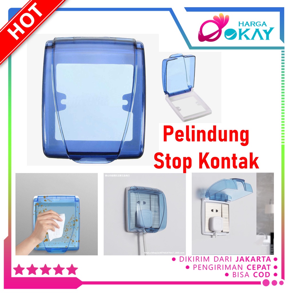 Jual HO Penutup Stop Kontak Listrik Cover Pelindung Colokan Kabel ...