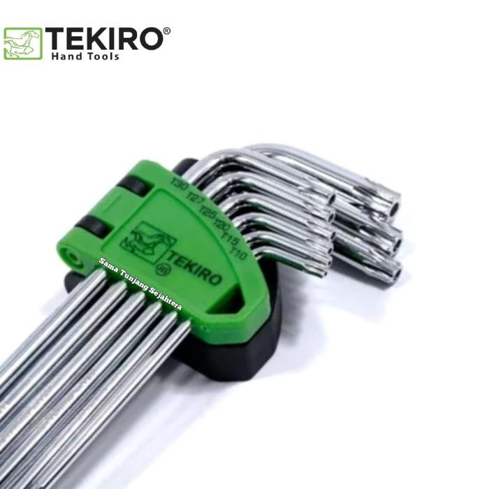 Jual TEKIRO KUNCI L BINTANG DENGAN LUBANG/ TEKIRO TAMPER TORX KEY SET | Shopee Indonesia