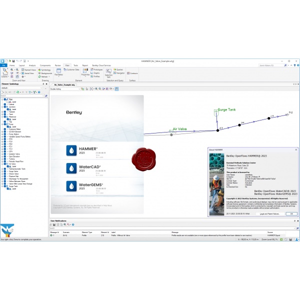 Jual Software/Program Bentley OpenFlows HAMMER, WaterCAD, WaterGEMS ...