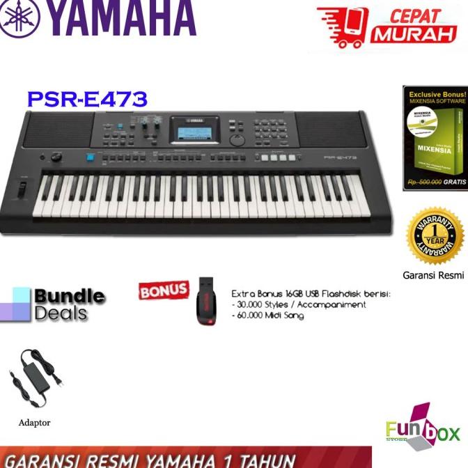 Jual Sale Now Yamaha Psr E473 Keyboard / E 473 / E-473 / Psre473 / Psr ...