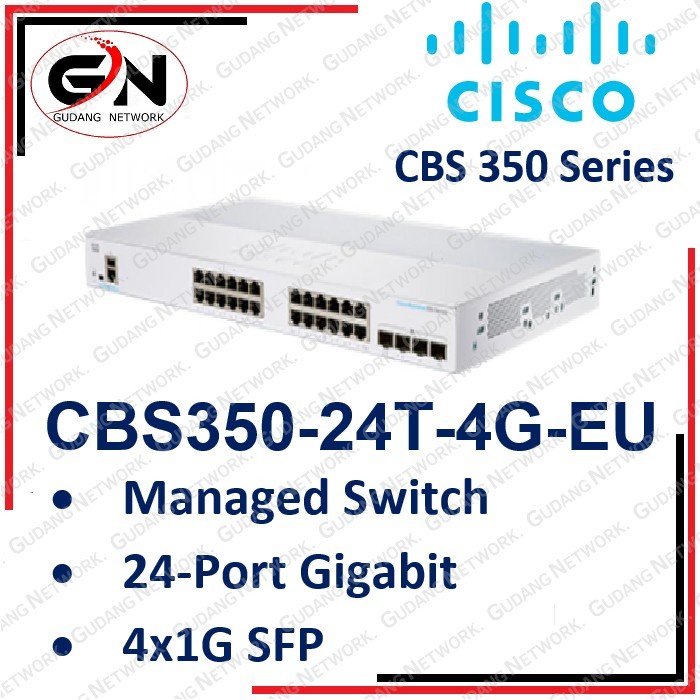 Jual CISCO BUSINESS 350 SERIES MANAGED SWITCH CBS350-24T-4G-EU | Shopee Indonesia