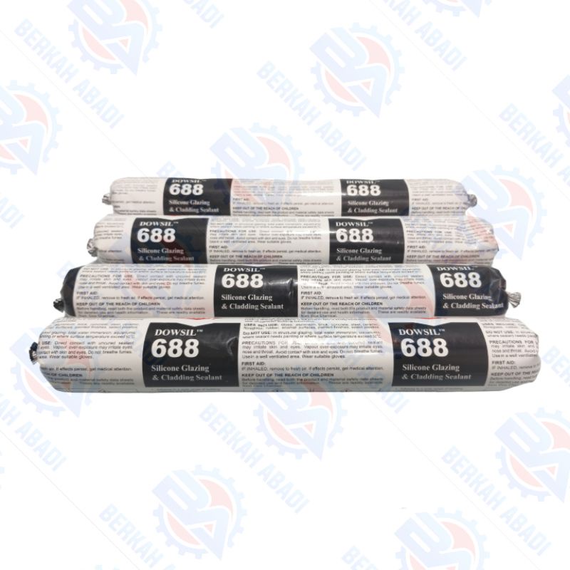 Jual Dowsil 688 Black, White, Clear, ligh Grey, Sealant Sosis 600ml | Shopee Indonesia