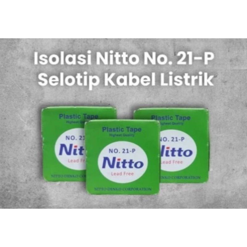 Jual ISOLASI LISTRIK NITTO WARNA MERAH NO 21-P LEAD FREE | Shopee Indonesia