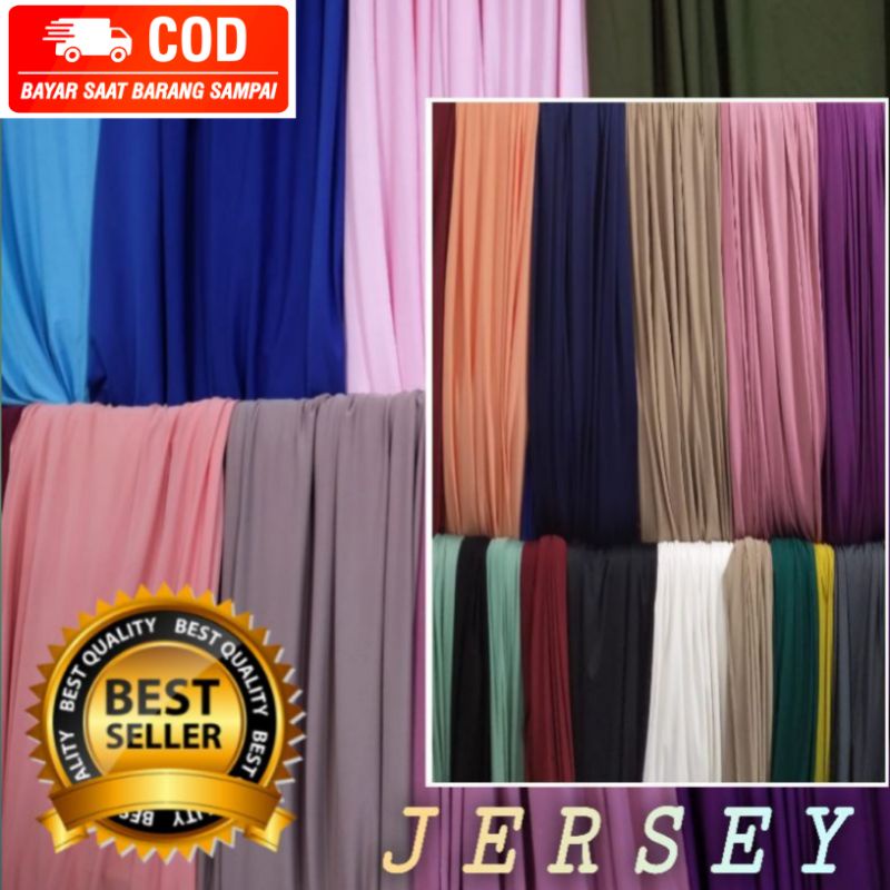 Jual Kain Jersey halus stretch 0,5meter spandex zoya elastis | Shopee ...