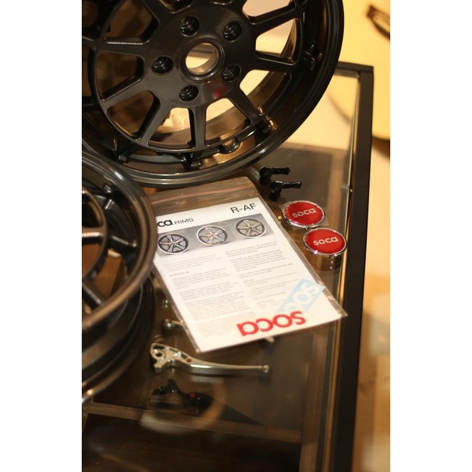 Jual Velg Soca R-Ar 12Inc Front & Rear Gun Metal Modern Vespa Double ...