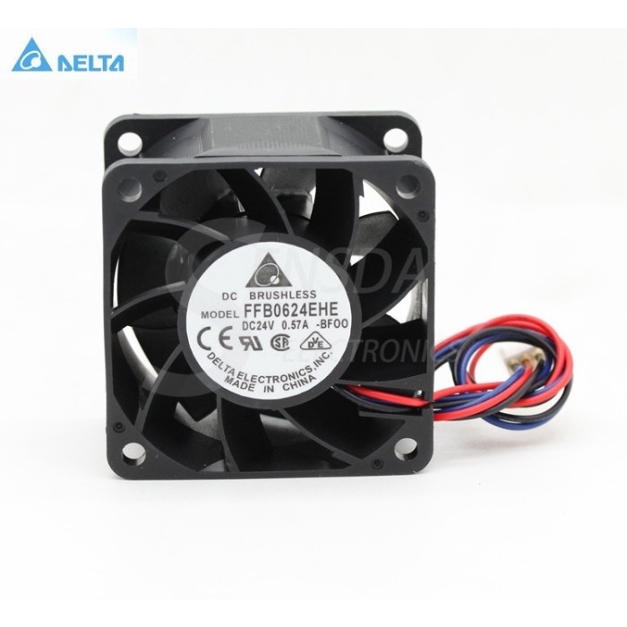 Jual DELTA FFB0624EHE 6038 60MM 6CM DC 24V 0.57A SERVER INVERTER COOLING FA | Shopee Indonesia