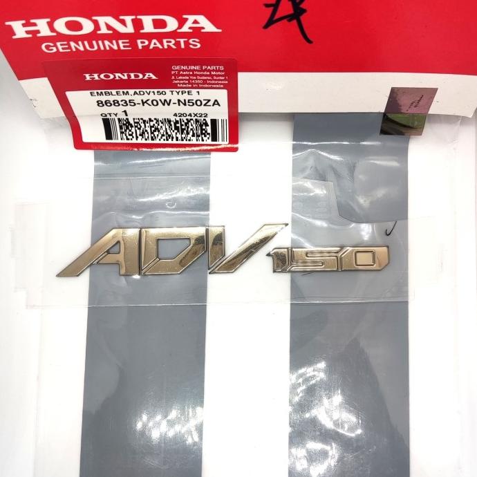 Jual stiker emblem honda ADV 150 GOLD original ahm | Shopee Indonesia