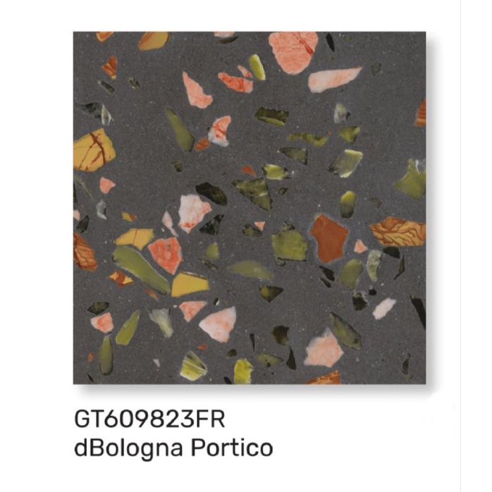 Jual Granit Glossy Motif Teraso abu dBologna Portico Ukuran 60x60 by ...