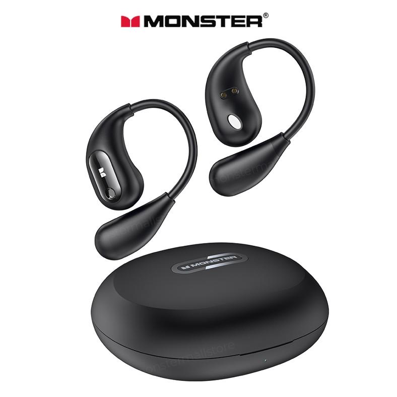 Jual Monster Open Ear AC210 Air Conduction TWS Wireless Headset Bluetooth 5.4 OWS Noise ...