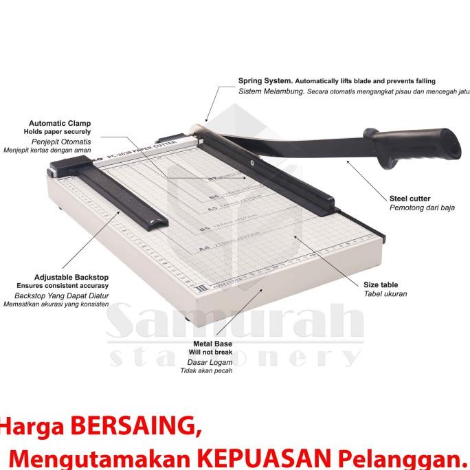 Jual Paper Cutter F4 Joyko Pc 2638 Mesin Pemotong Cutting Kertas