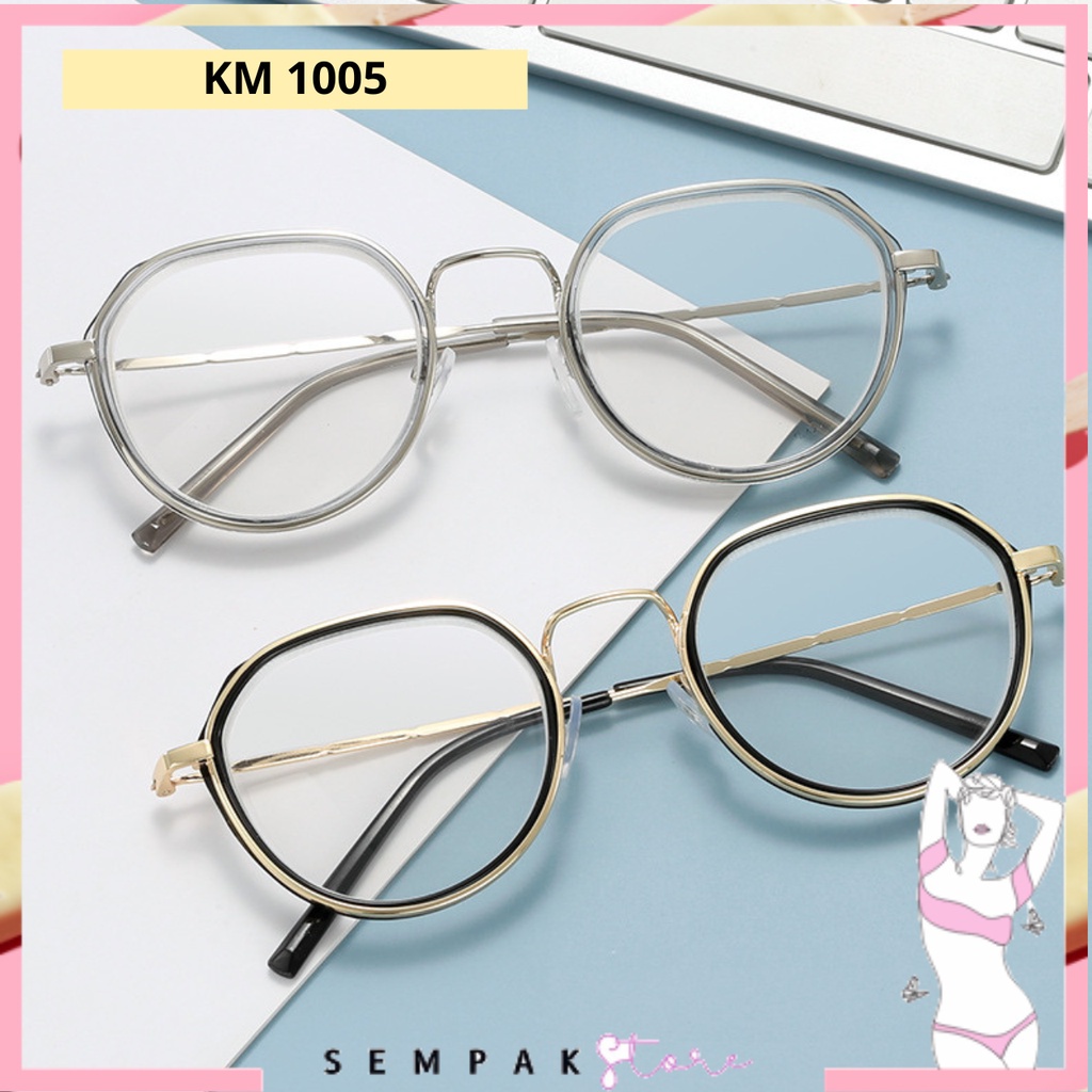 Jual SS Kacamata Wanita Antiradiasi Kode 1005 Kacamata Anti Radiasi Metal Gaya Retro Untuk Pria ...