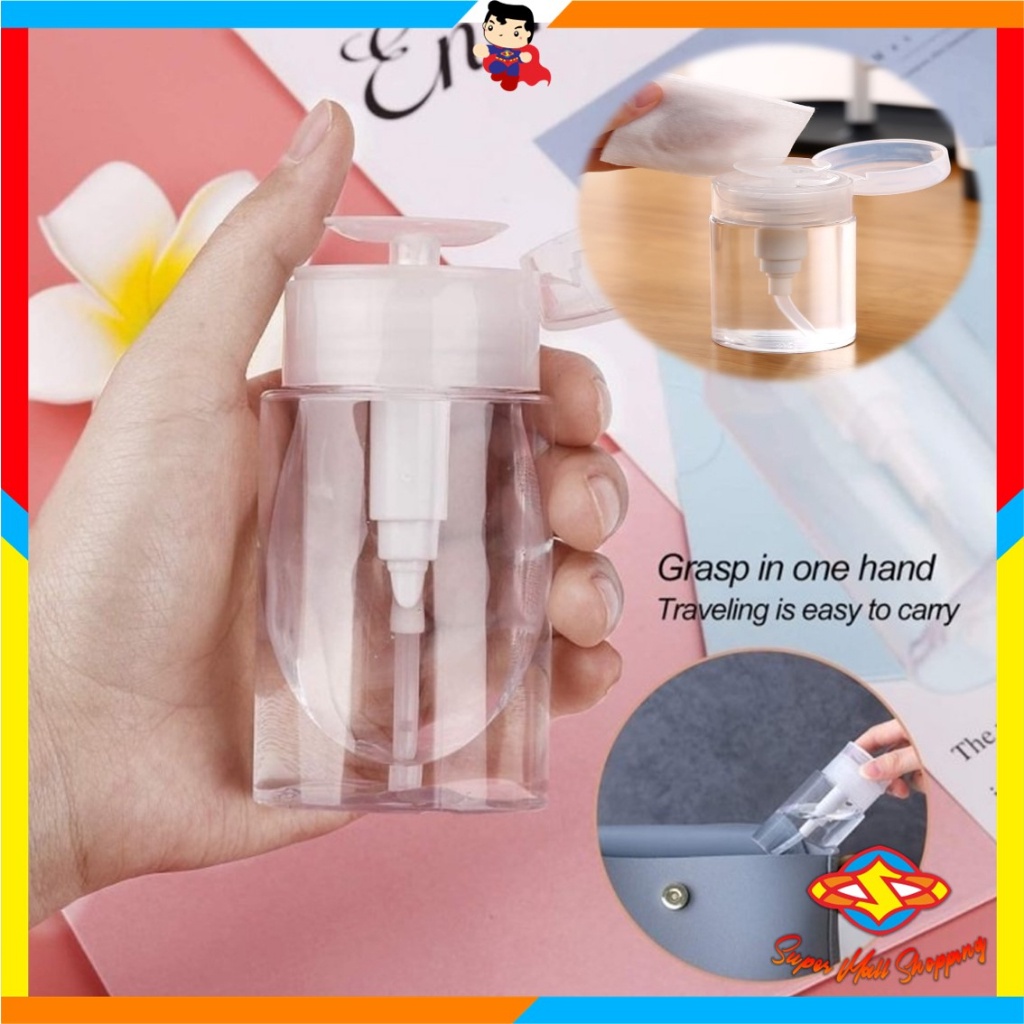 Jual SMS Botol Dispenser Nail Polish 150ml Botol Pump Penghapus Nail ...