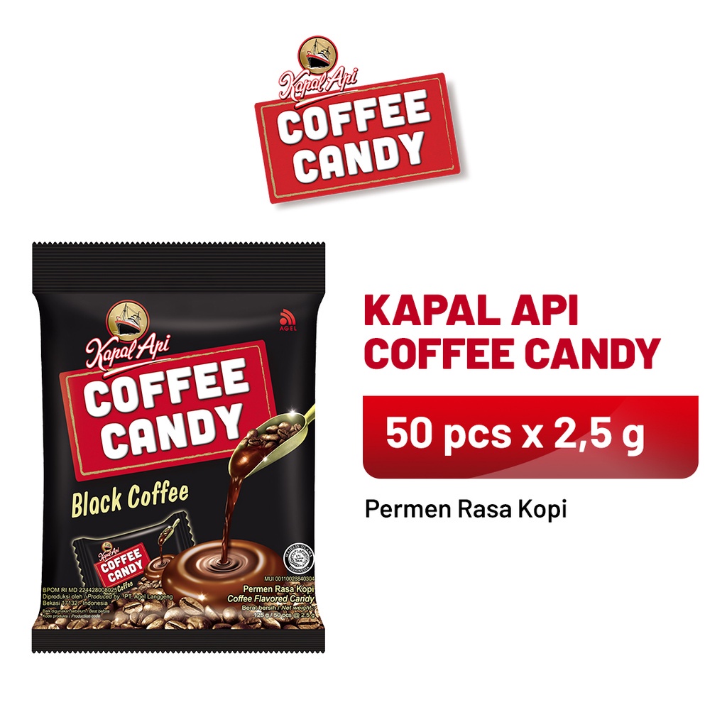 Jual Kapal Api Coffee Candy 1 Bag (50 x 2.6 gr) | Shopee Indonesia
