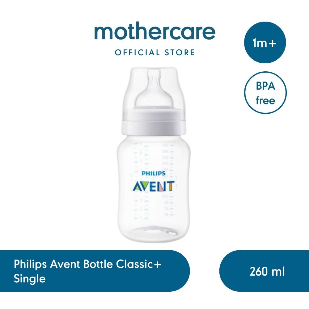 Jual Philips Avent Bottle Classic+ Single 260ml - Botol Susu Bayi ...