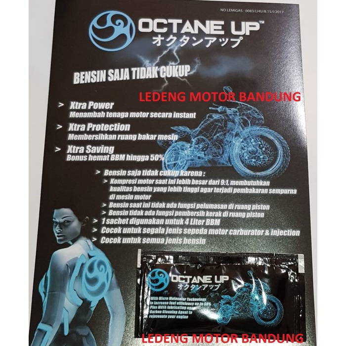 Jual Sachet Octane Up Campur Bensin Pengemat BBM Mesin Motor Awet ...