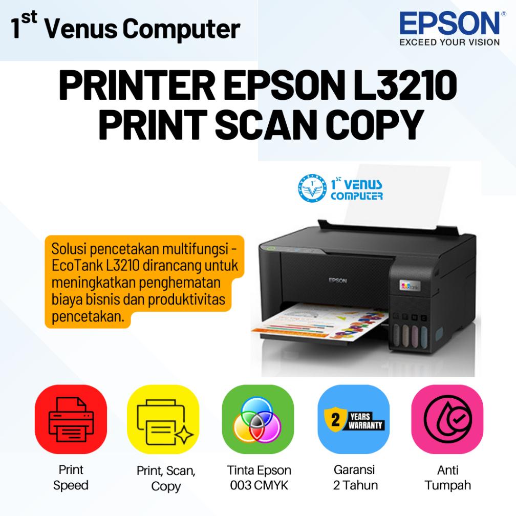Jual NEW!!! PRINTER EPSON L3210 PRINT SCAN COPY PENGGANTI L3110 GARANSI ...