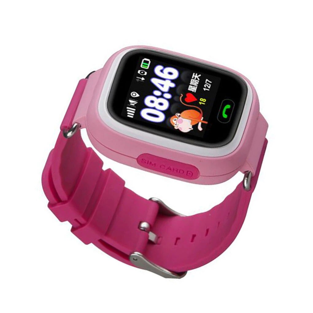 Jual THE BEST Q90 GPS Kid Smart Watch Baby Anti-lost Wristwatch SOS ...