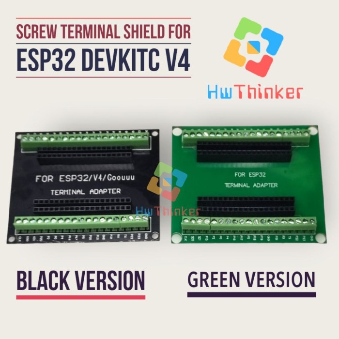 Jual Terminal Screw Shield 38pin Gpio Expansion Board For Esp32 Devkitc