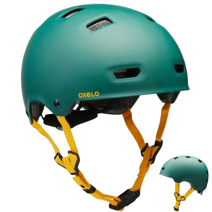Jual Helm SKATEBOARD SKATING SCOOTER MTB DJ BMX MF540 HELMET Oxelo ...