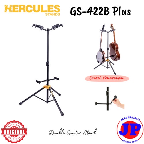 Jual Stand Gitar - Hercules Gs422B Plus Stand Gitar Double Original Gs ...