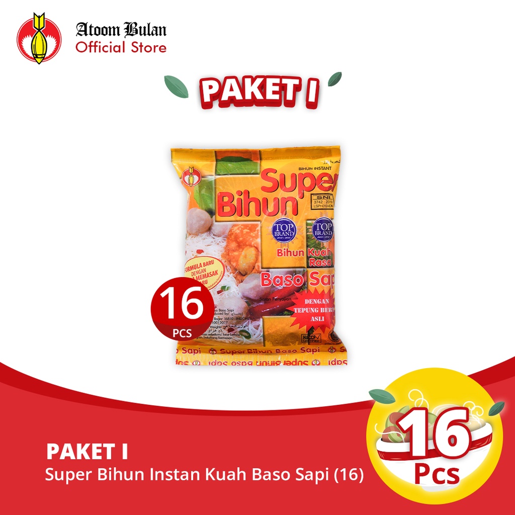 Jual Paket I - Super Bihun Baso (16 pcs) | Shopee Indonesia