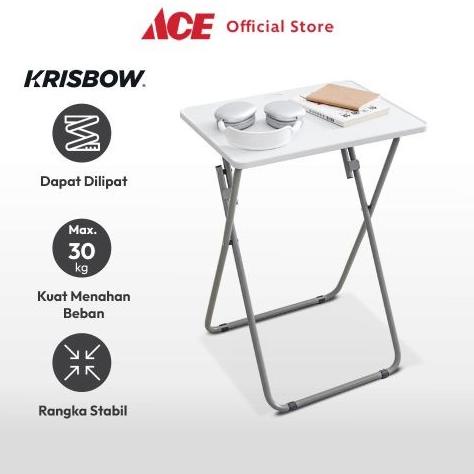 Jual Krisbow Meja Lipat Personal - Putih | Shopee Indonesia