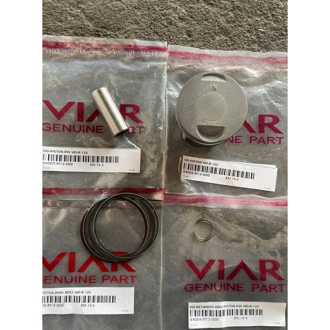 Jual Piston Kit Set Viar Vior 125 Cc Motor Metik Pnp Kymco 125Cc [Sby ...