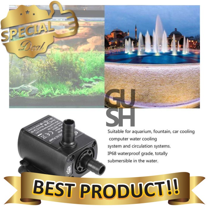 Jual POMPA AIR MINI USB SUBMERSIBLE AQUARIUM 5V | Shopee Indonesia