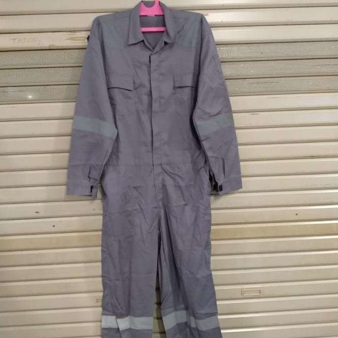 Jual Wearpack coverall safety seragam safety abu | Shopee Indonesia