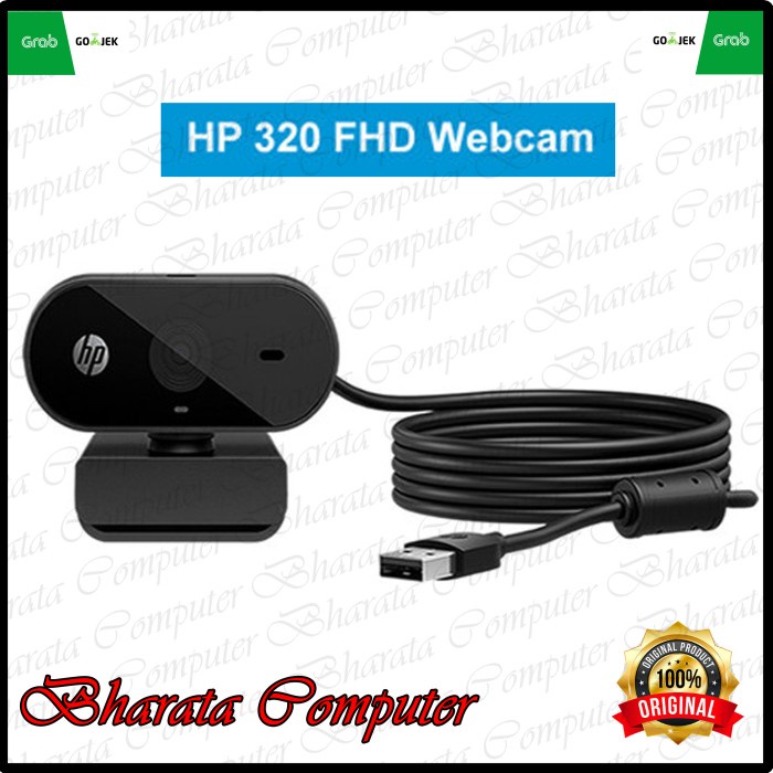Jual HP320 FHD Webcam Full HD 1080p HP 320 For Laptop - PC Original ...