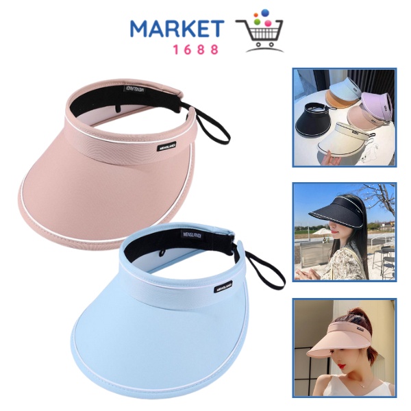 Jual Market1688 Topi Visor Fashion Lipat Besar Musim Panas Topi Pantai ...