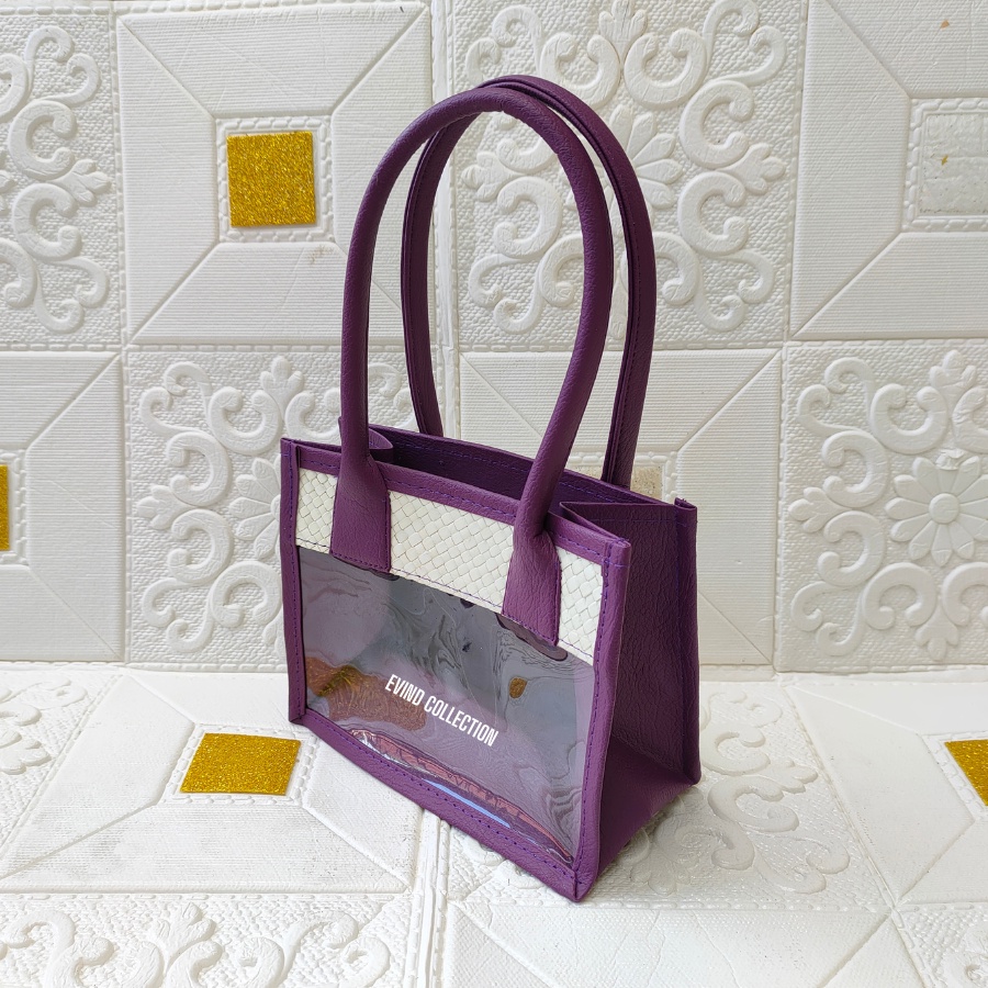 Jual Tas Parcel Anyaman Pandan (Ungu) Ukuran 2 Toples Model Panjang Tas ...