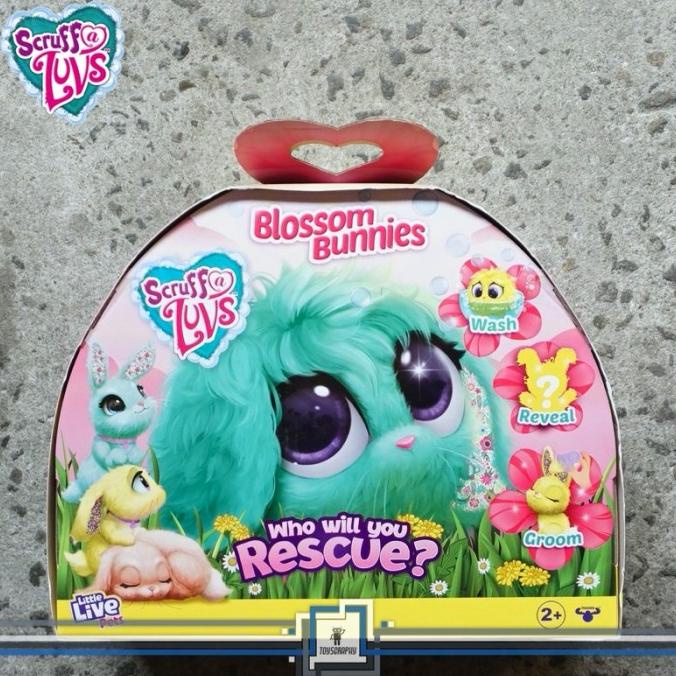 Jual Little Live Pets Scruff A Luvs New Blossom Bunnies | Shopee Indonesia