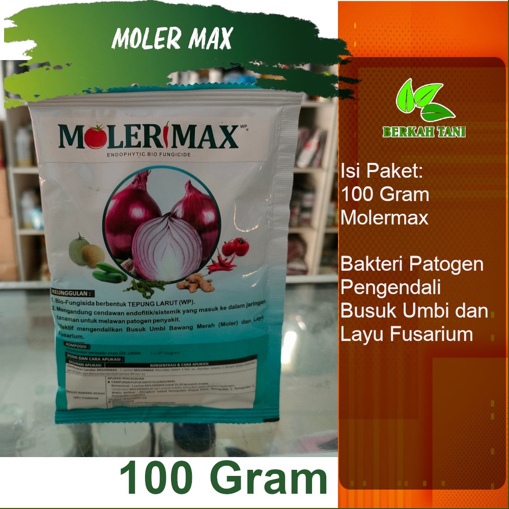 Jual Molerimax 100 Gram Molermax Pencegah Moler Umbi dan Fusarium | Shopee Indonesia