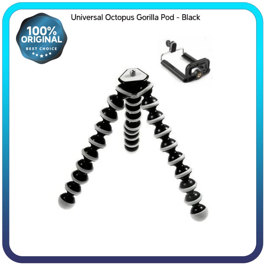 Jual Tripod Flexible Gorilla Pod Stand Gurita Octopus Large Holder Camera | Shopee Indonesia