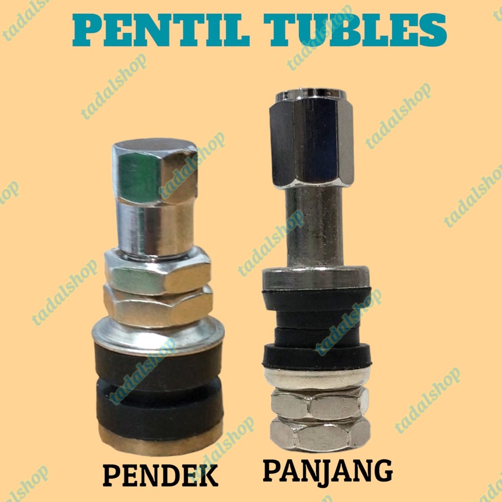Jual pentil ban tubeless besi pentil tubles besi tubless besi panjang ...