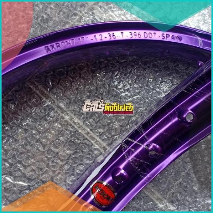 Jual VELG AKRONT UNGU PURPLE 18 1.20 17 1.20 16novz3 sparepart | Shopee ...