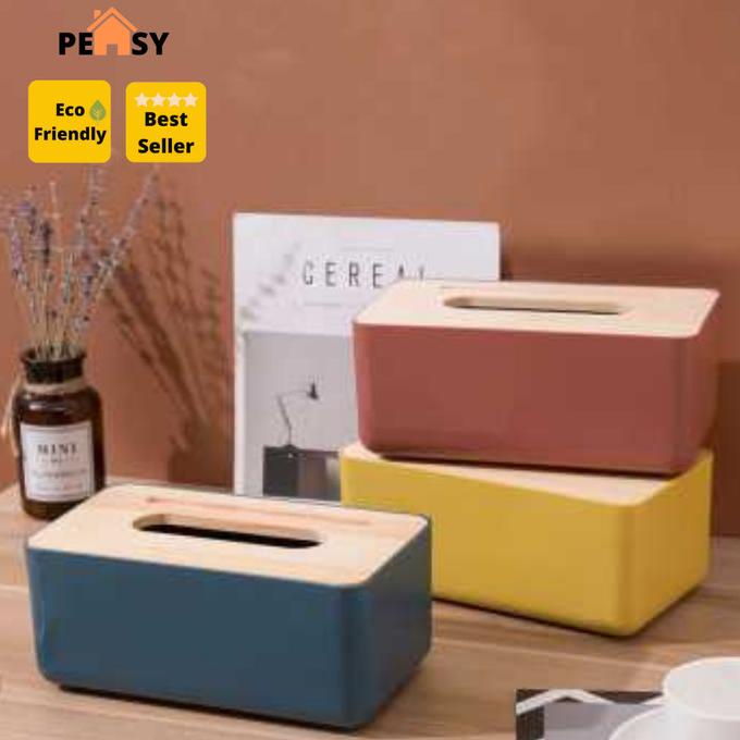 Jual Kotak Tempat box Tisu Kayu Solid HP Wooden Tissue Box | Shopee ...