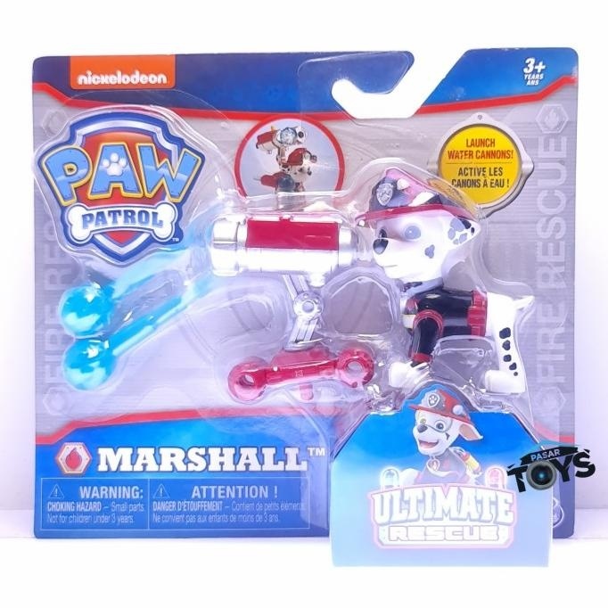 Jual Paw Patrol Ultimate Fire Rescue Marshall Hero Pup Launch Water ...