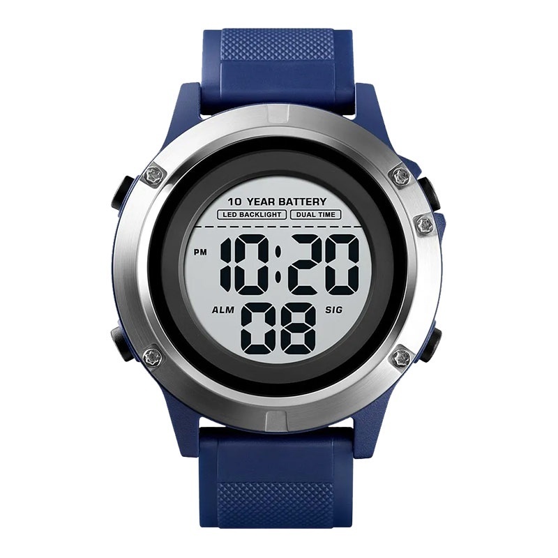 Jual [PROMO GLEDEK] Jam Tangan Pria SKMEI 1518BU 10 Years Battery ...