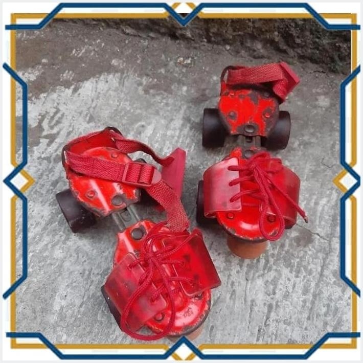 Jual [mkl] sepatu roda jadul seiko original merah 2nd normal fungsi ...